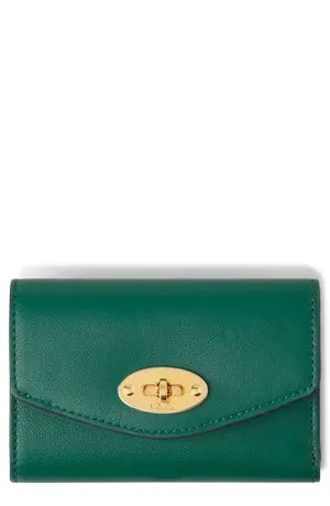 Mulberry Darley Folded Leather Wallet - Malachite