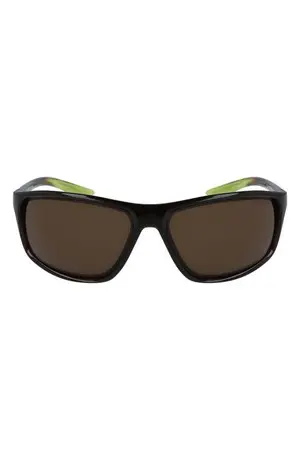 Nike Adrenaline Rectangle Sunglasses - Velvet Brown/med Olive/brown