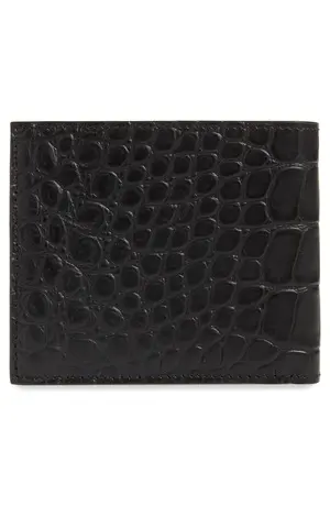 Balenciaga Square Billfold Wallet - Black