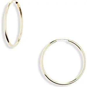 Bony Levy Essentials 14K Gold Thin Hoop Earrings Yellow Gold