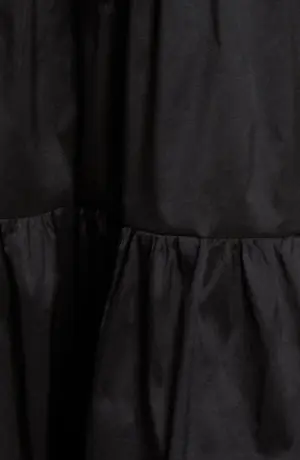 Topshop Short Sleeve Taffeta Dress