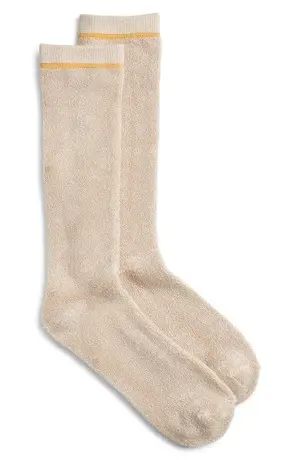 UGG Kyro Cozy Crew Socks - Marled Mustard Seed