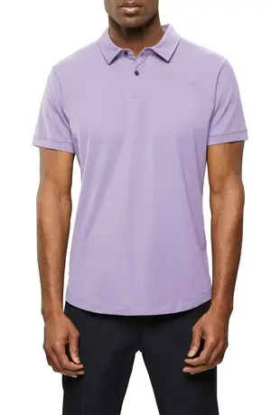 CUTS Trim Fit Cotton Blend Polo Geode