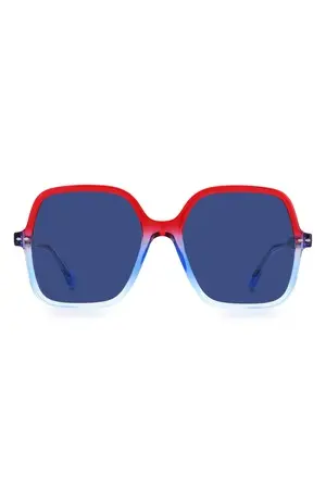 Isabel Marant Isabel Marant Square Sunglasses Blue/ Red