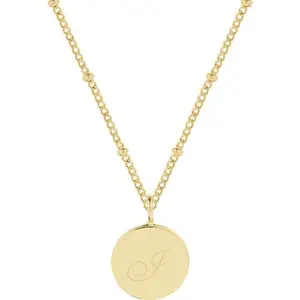 BROOK & YORK Brook And York Lizzie Initial Pendant Necklace Gold I