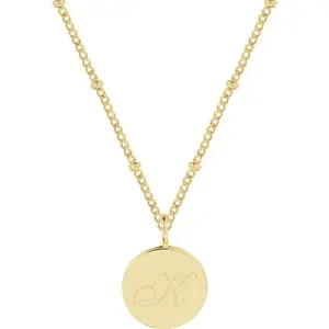 BROOK & YORK Brook And York Lizzie Initial Pendant Necklace Gold K