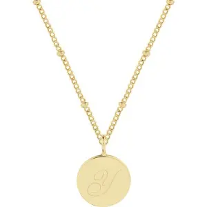 BROOK & YORK Brook And York Lizzie Initial Pendant Necklace Gold Y