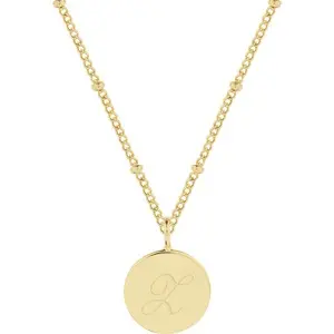 BROOK & YORK Brook And York Lizzie Initial Pendant Necklace Gold Z