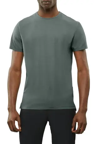 CUTS Ao Split Hem T-shirt Elm