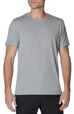 CUTS Ao Split Hem T-shirt Granite