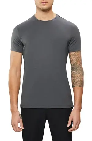 CUTS Ao Split Hem T-shirt Graphite
