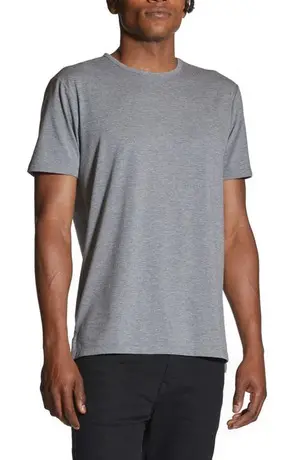 CUTS Ao Split Hem T-shirt - Heather Grey