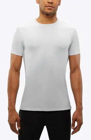 CUTS Ao Split Hem T-shirt Ice