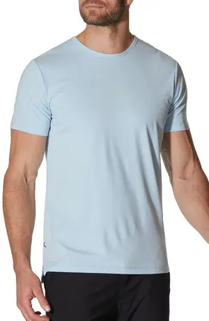 CUTS Ao Split Hem T-shirt Sky