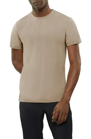 CUTS Ao Split Hem T-shirt Stone