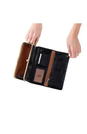 Hobo Rachel Leather Frame Wallet