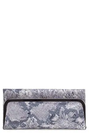 Hobo Rachel Leather Frame Wallet - Enchanted Floral