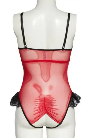 COQUETTE Lace Mesh Teddy