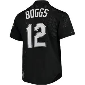 Mitchell & Ness Wade Boggs Tampa Bay Rays 1991 Cooperstown Collection Mesh Batting Practice Jersey