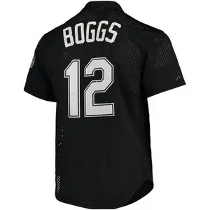 Mitchell & Ness Wade Boggs Tampa Bay Rays 1991 Cooperstown Collection Mesh Batting Practice Jersey