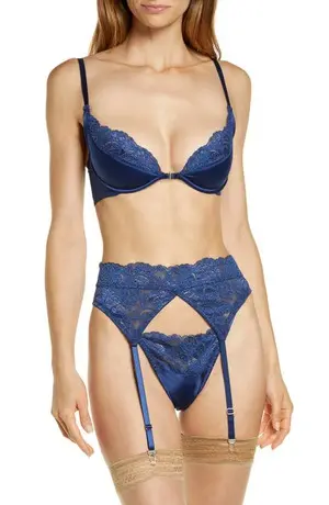 COQUETTE Underwire Bra - Navy