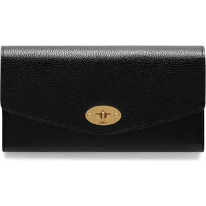 Mulberry Darley Leather Continental Wallet Black
