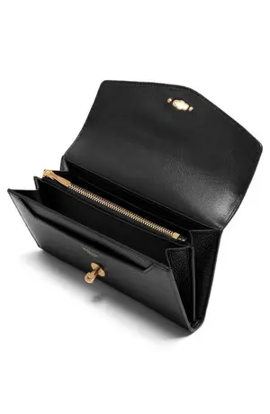 Mulberry Darley Leather Continental Wallet - Black