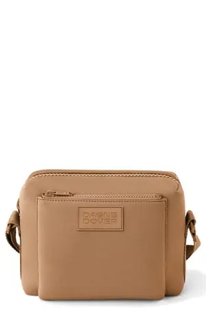 Dagne Dover Micah Neoprene Crossbody Bag - Camel