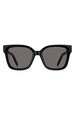 Marc Jacobs 53mm Square Sunglasses - Blackgrey/gray
