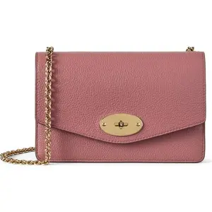 Mulberry Small Darley Leather Clutch - Pink Scrumpy