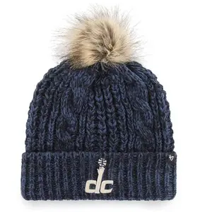 '47 Washington Wizards Meeko Cuffed Knit Hat With Pom - Navy