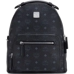 Mcm Stark 32 Visetos Coated Canvas Backpack