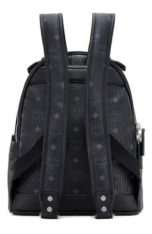 Mcm Stark 32 Visetos Coated Canvas Backpack