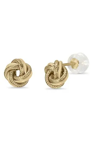 Bony Levy 14k Gold Knot Stud Earrings - Yellow Gold