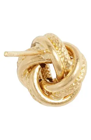 Bony Levy 14k Gold Knot Stud Earrings - Yellow