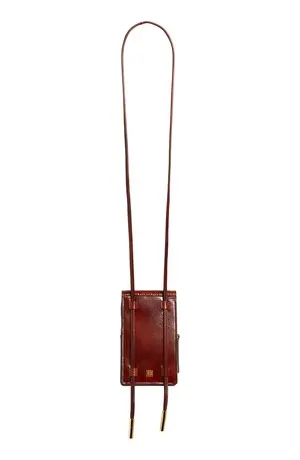ASHYA Heritage Checker Bolo Crossbody Bag