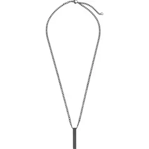 BROOK & YORK Engravable Necklace - Black