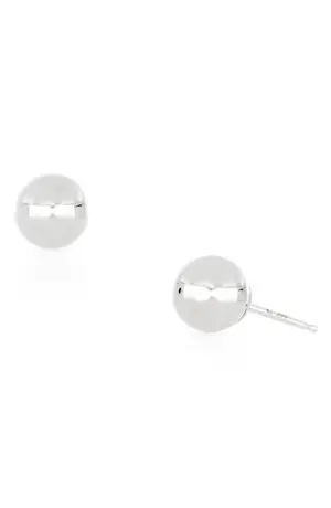 Bony Levy 14k Gold Small Ball Stud Earrings White Gold