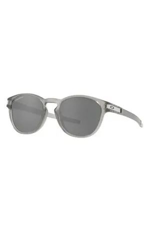 Oakley 53mm Square Sunglasses - Matte Grey Ink/prizm Black