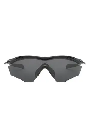 Oakley 45mm Wrap Sunglasses - Black