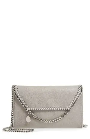 Stella McCartney Stella McCartney Mini Falabella Crossbody Bag Light Greydnu
