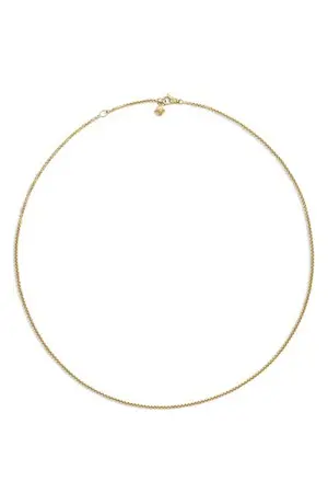 David Yurman 18k Box Chain Necklace - Yellow Gold