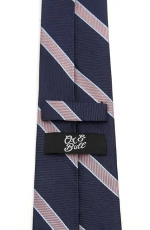 CUFFLINKS, INC. Striped Neck Tie - Blue