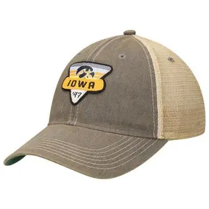 Our Legacy Iowa Hawkeyes Legacy Point Old Favorite Trucker Snapback Hat - Gray