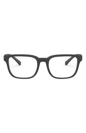 Armani Exchange 54mm Rectangle Eyeglasses - Matte Black/demo Lens