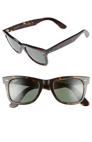 Ray-ban Ray-Ban 50mm Wayfarer Sunglasses Tortoise