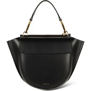 WANDLER Hortensia Mini Leather Bag - Black