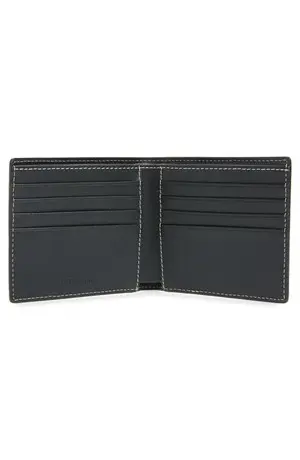 Burberry Check E-canvas International Bifold Wallet