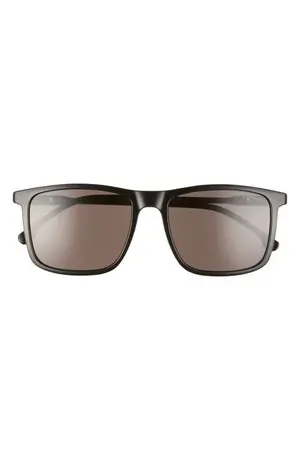 Carrera Eyewear 55mm Rectangular Sunglasses - Z/dnublack