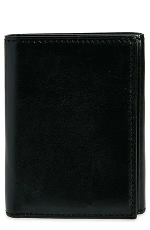Bosca Old Leather Double Id Trifold Wallet - Black